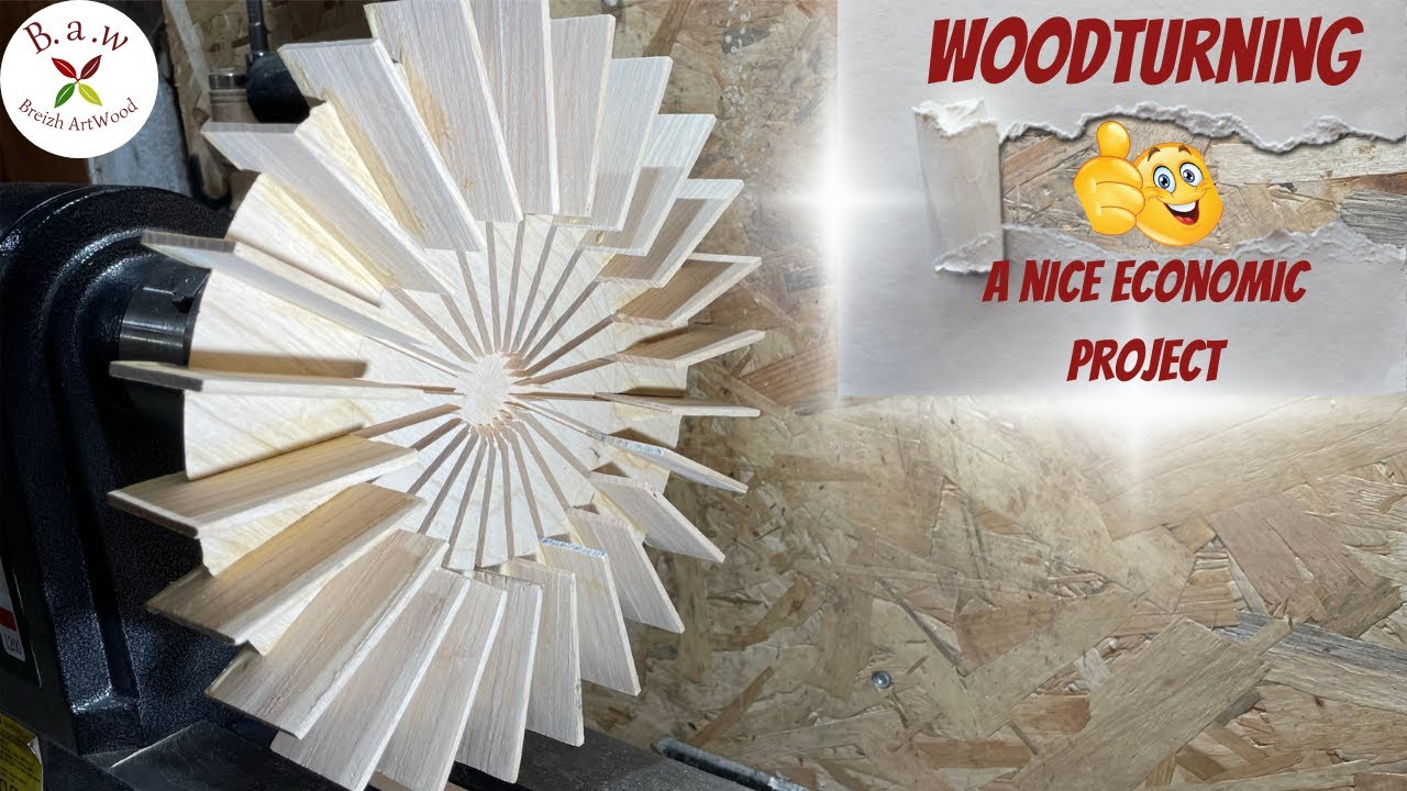 Woodturning : A beautiful original project 😳 - YouTube