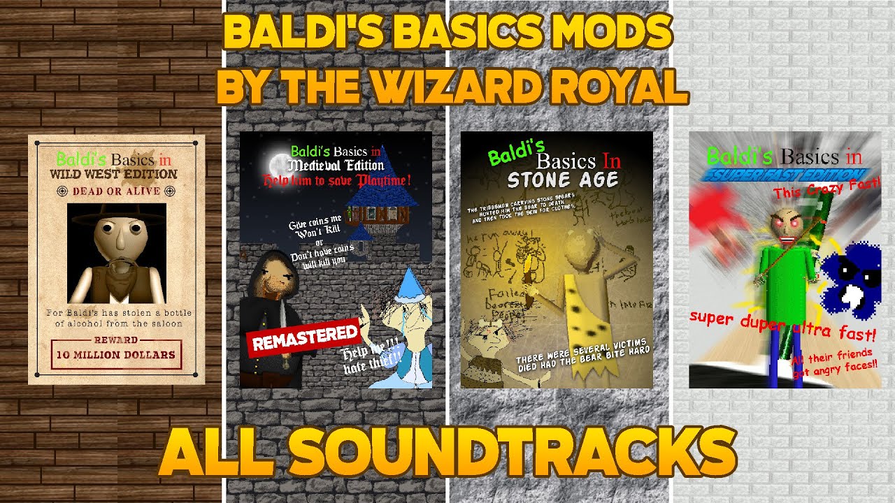 All Soundtrack - Stone Age,Medieval,Wild West,Super Fast - Baldi's ...