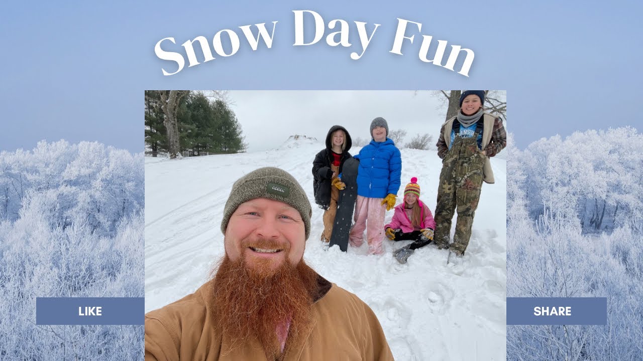 Snow day fun, sweet singing, stunts, fails, and an epic fun time - YouTube