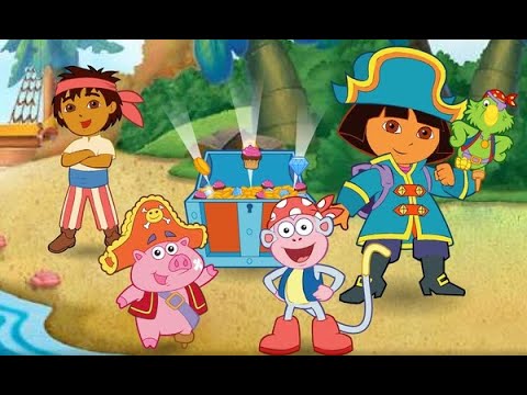 doras pirate boat treasure - dora the explorer pirate boat treasure ...
