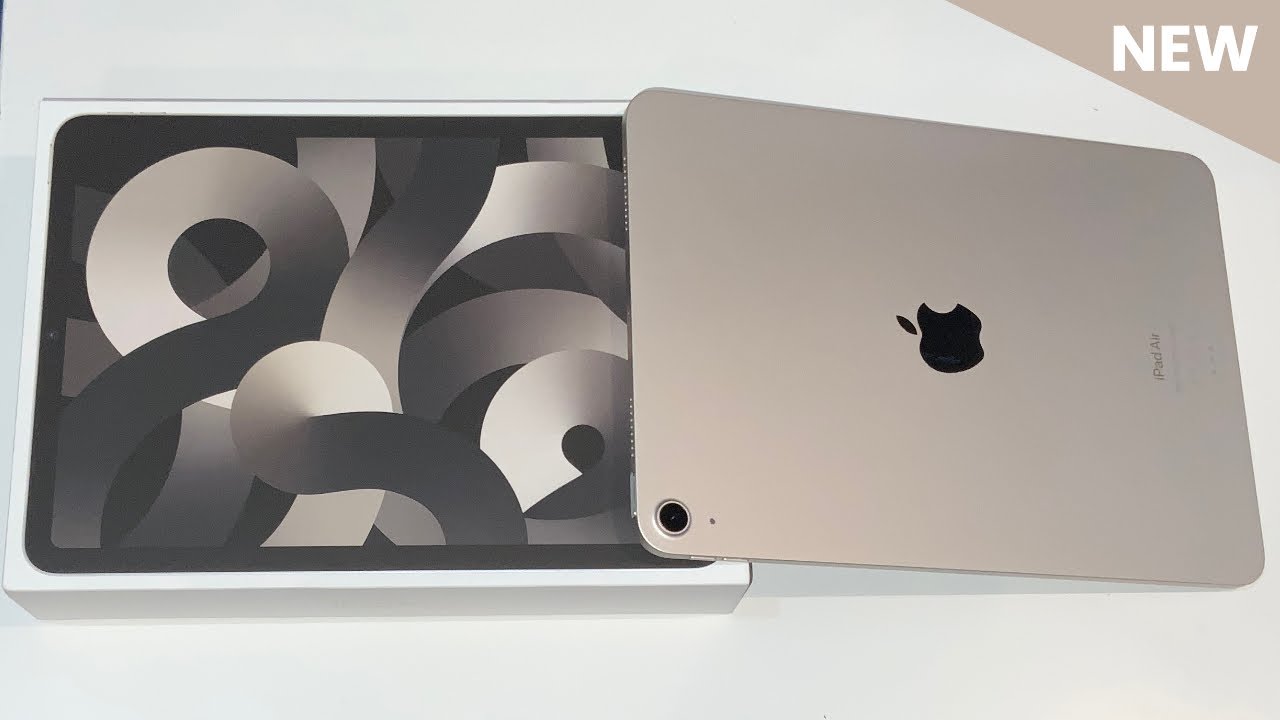 Apple iPad Air 5th Generation M1 unboxing in Starlight color and price ...