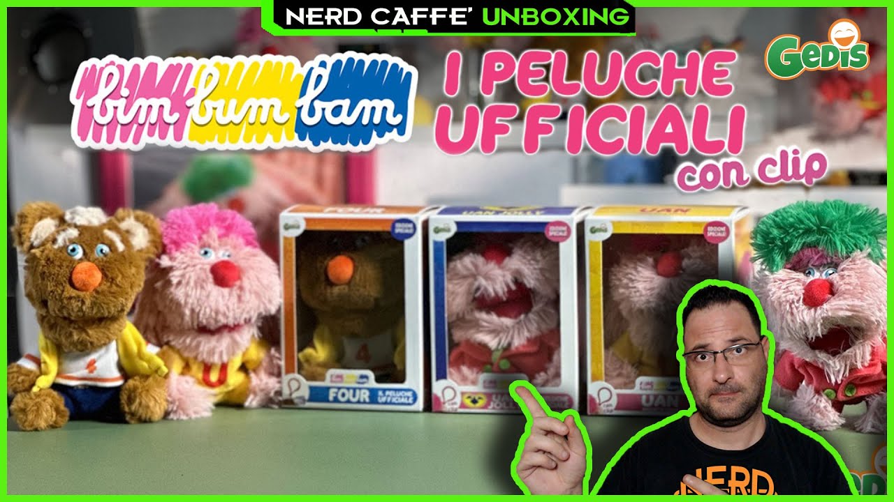Bim Bum Bam - I peluche ufficiali - GEDIS - Nerd Caffè Unboxing - YouTube