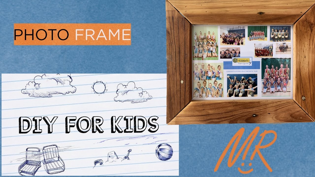 DIY for KIDS – Making a Picture or Photo Frame - Fun DIY with Martin ...