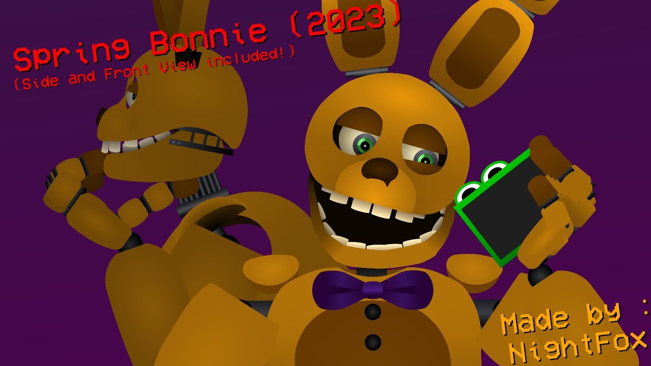 Spring Bonnie model Teaser for: Stick Nodes - YouTube