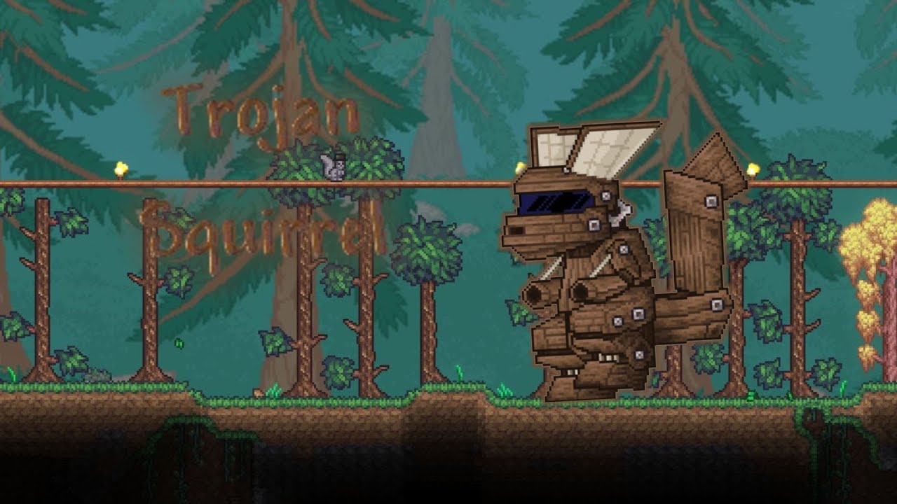 Trojan Squirrel - Terraria Fargo's Souls Eternity - YouTube