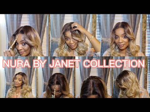 LACE FRONT WIG "NURA", BY JANET COLLECTION, MELT LACE, COLOR BUTLER ...