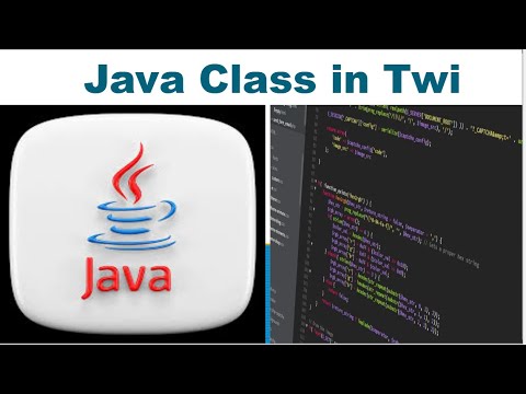 Java Class Explained in Twi - YouTube