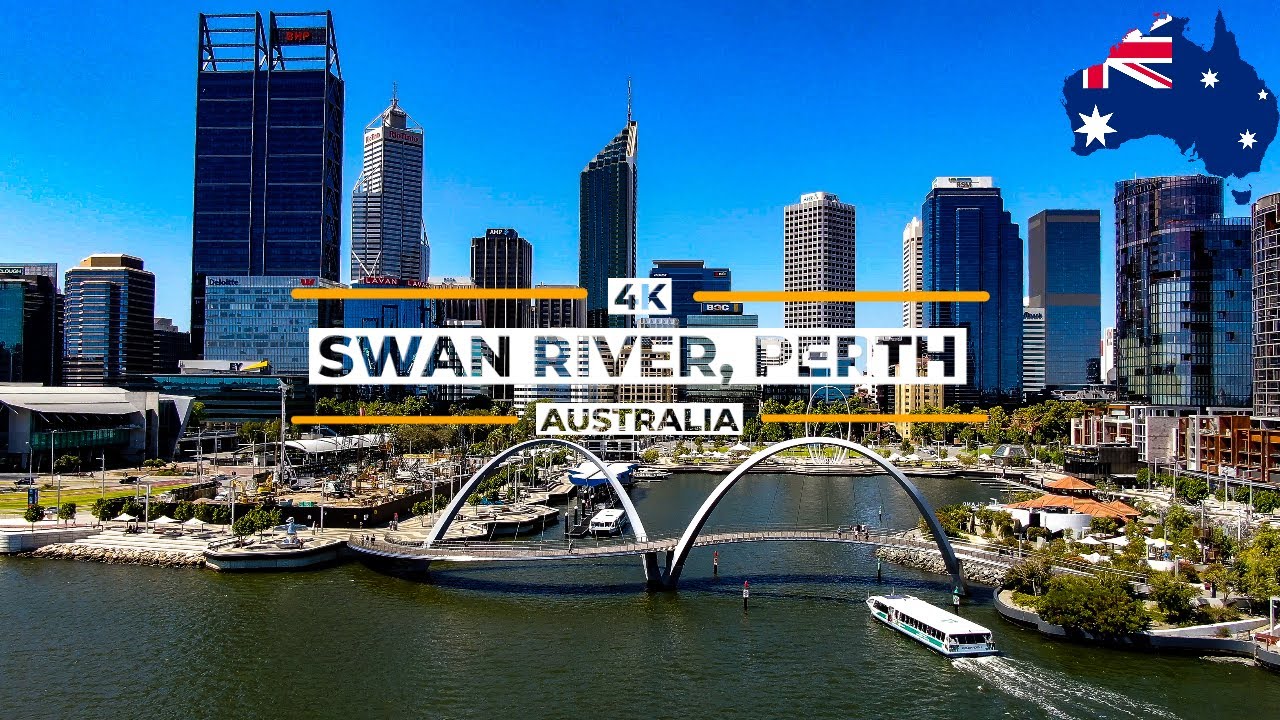 4K Drone | Perth, Swan River, Western Australia | DJI Mavic 2 Zoom ...