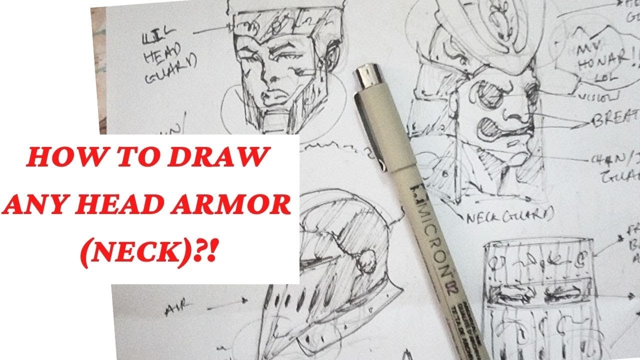 How To Draw Any Head Armor (Armour); #Howtodrawforbeginners#howtodraw ...