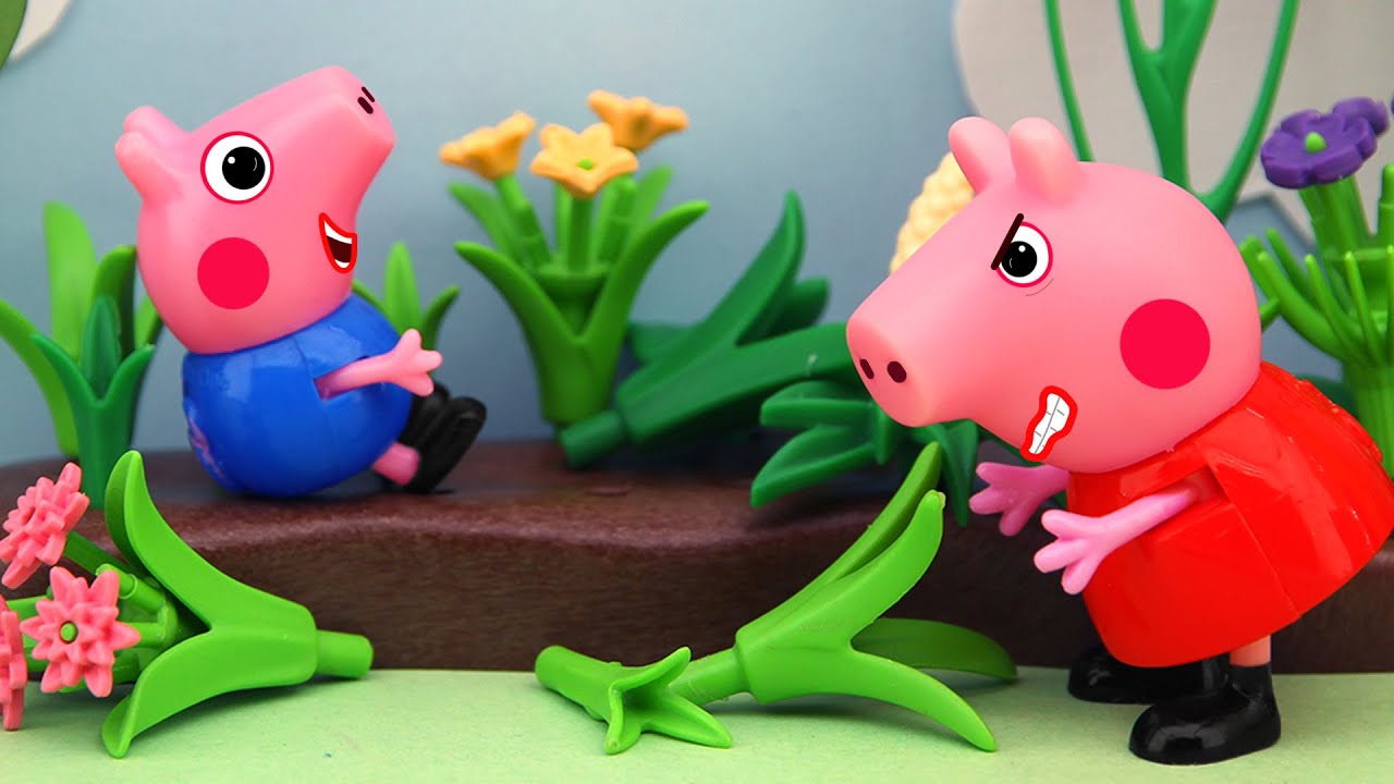 Peppa Pig's Flower Garden, Peppa Pig Animation, 4K - YouTube