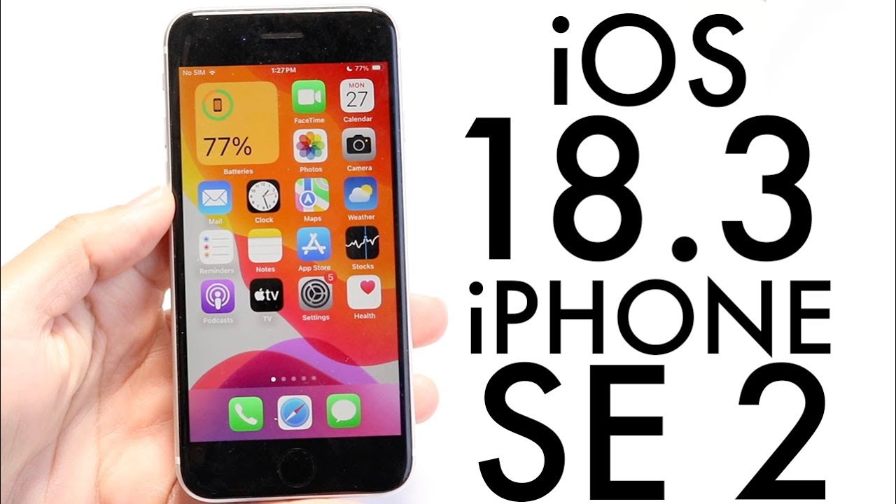 iOS 18.3 On iPhone SE (2020)! (Review) - YouTube