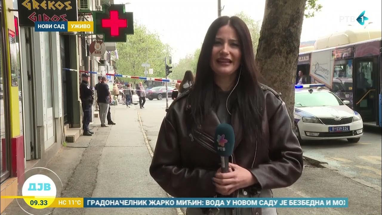 Pucnjava u Futoškoj ulici u Novom Sadu, jedna osoba povređena - YouTube