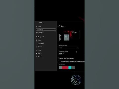 How to change dark mode and light mode in Windows 10/11 - YouTube