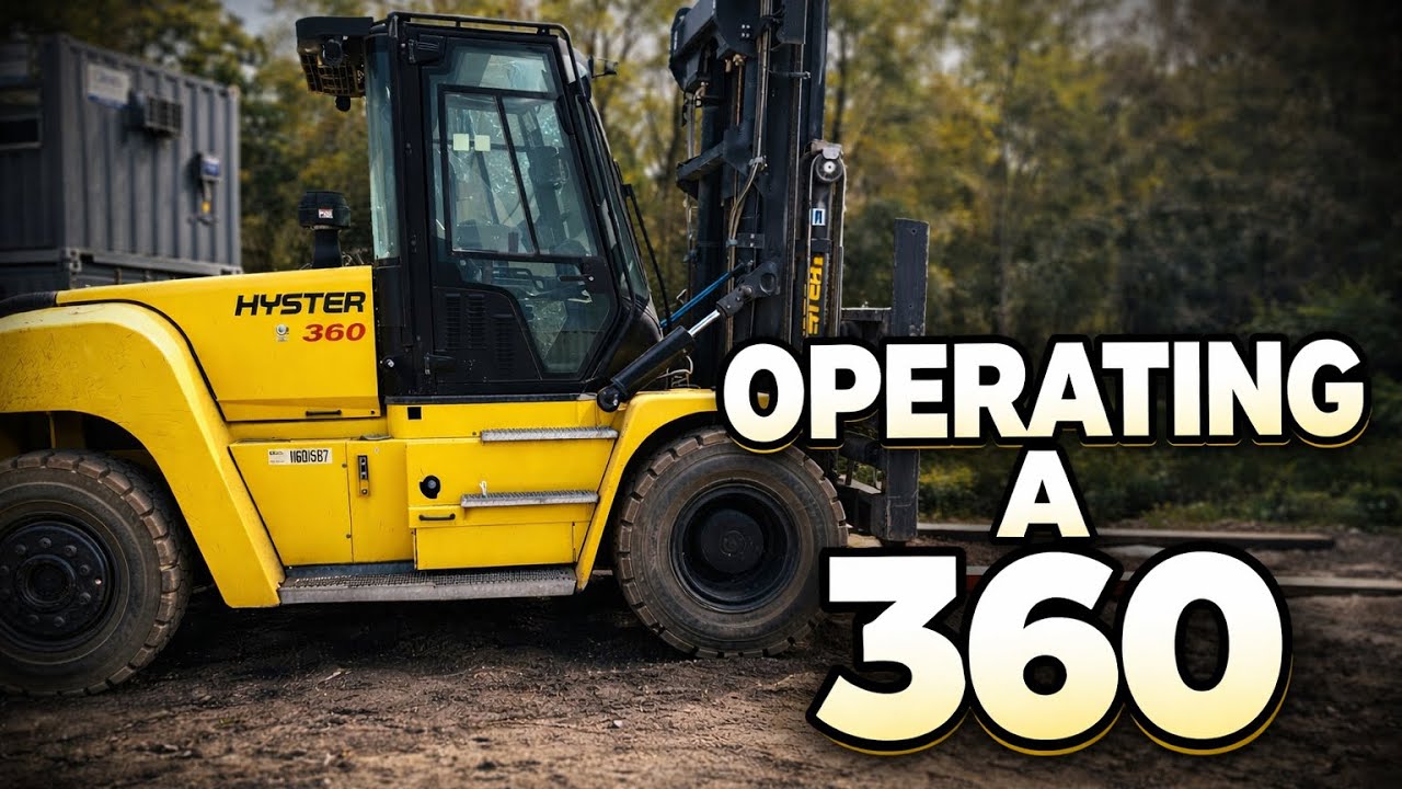 How To Operate a Hyster 360 Forklift (Step-by-Step Guide) - YouTube