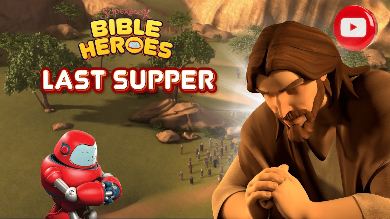 Bible Heroes - LAST SUPPER | Learn, Draw and Colour Bible Character for ...