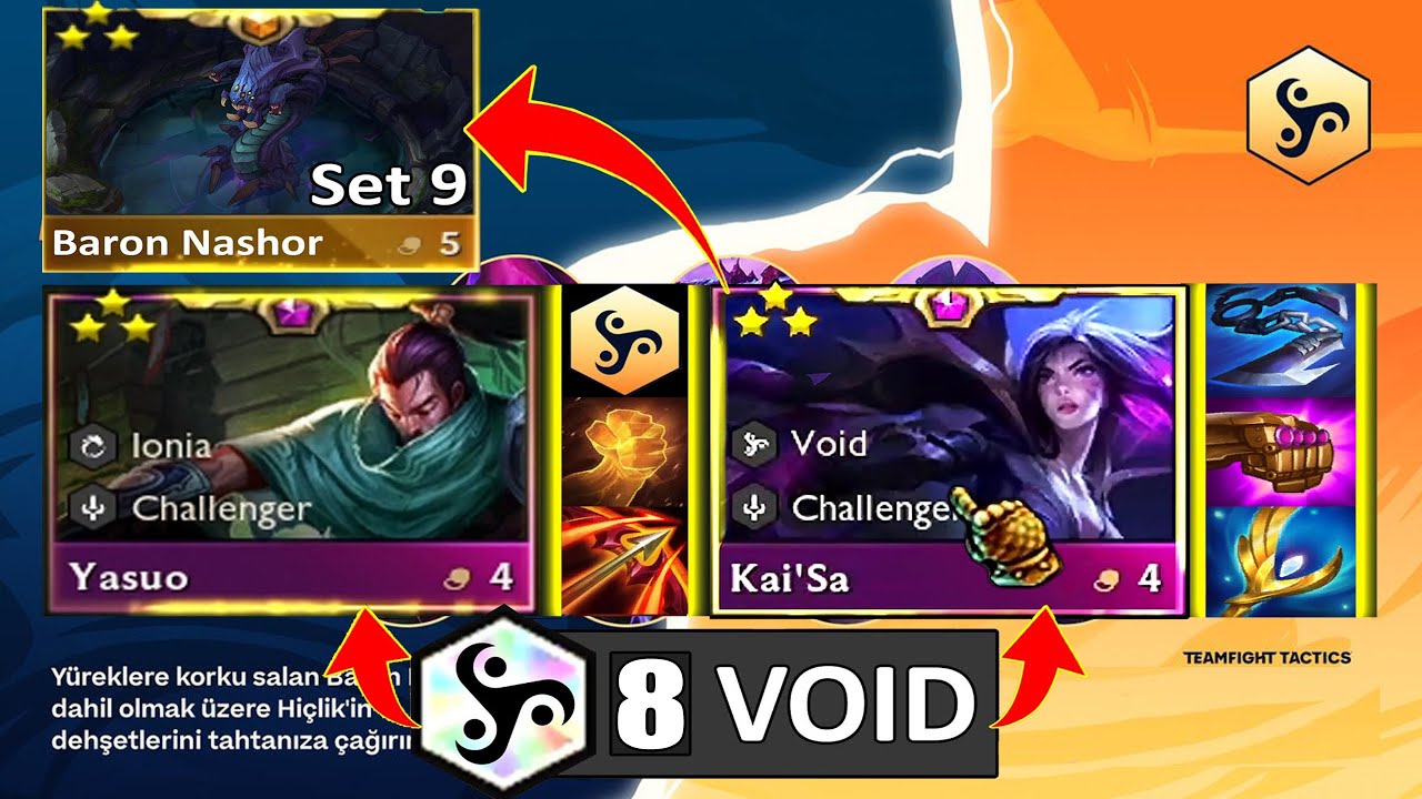 3 Star Kaisa And Yasuo And 8 Void And Super Nash Bros And Tft Set 9 Ranked