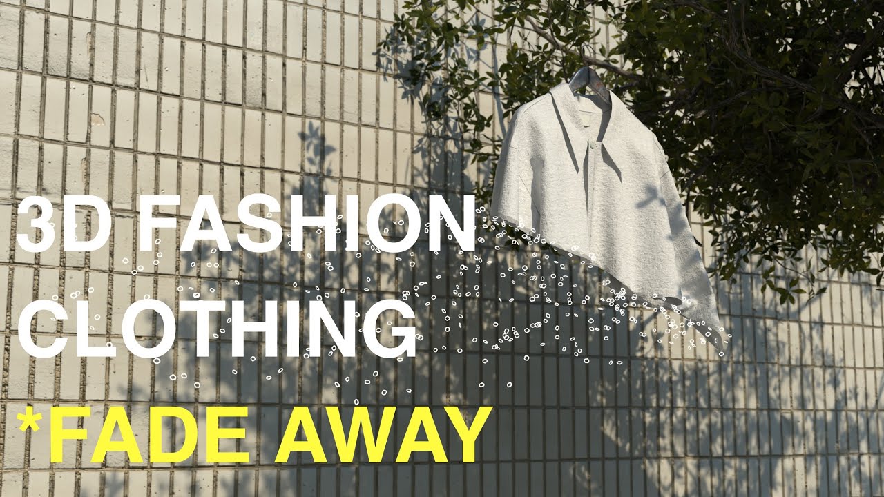 Clothes Fade Away * 3D Fashion ShowCase Made in Clo3D +Blender - YouTube