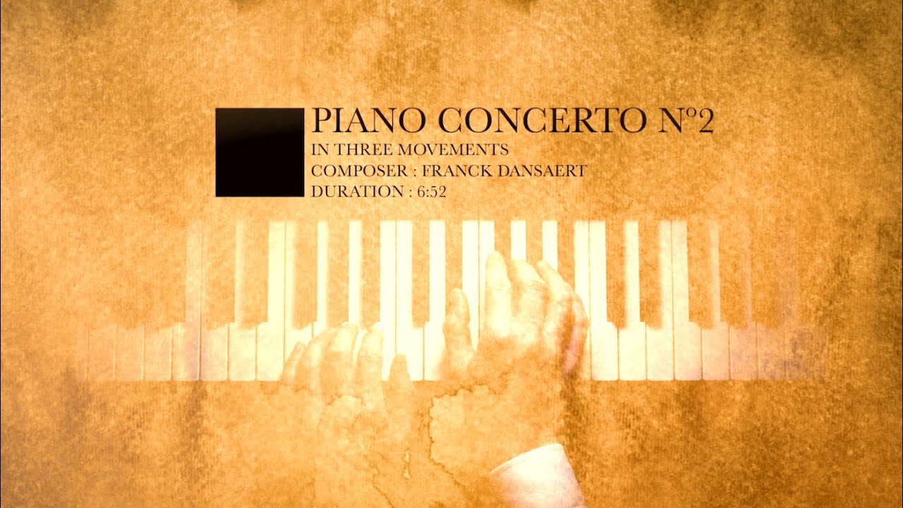 Franck Dansaert | Piano Concerto No.2 - Complete concert - YouTube