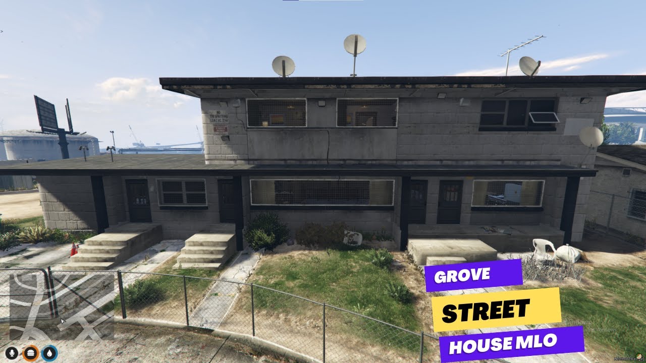 Grove street house | Interior & map for Roleplay | FiveM mlo shop - YouTube