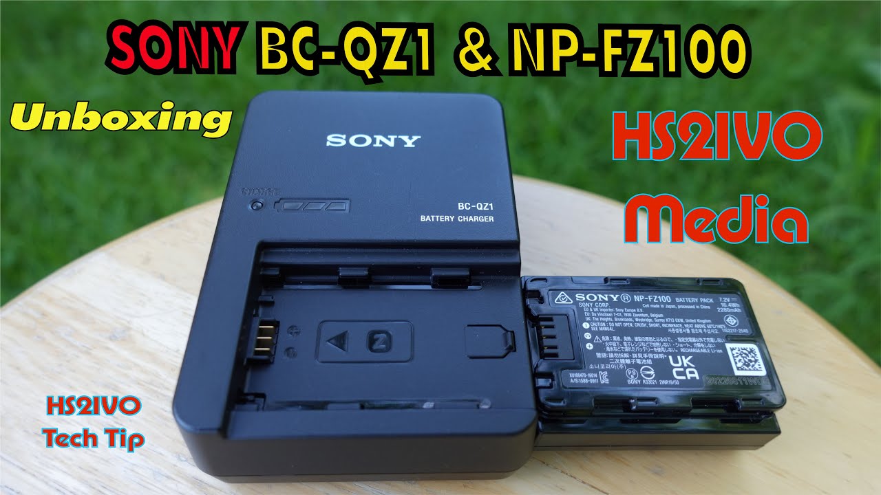 SONY BC-QZ1 Battery Charger and NP-FZ100 Battery Unboxing - YouTube