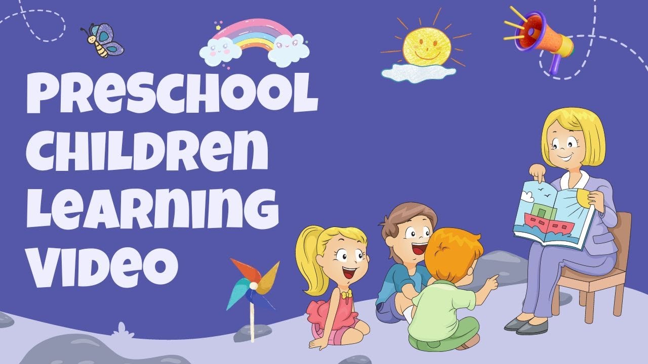 PreSchool Children Learning Video, Alphabets, Numbers, Fruits With ...