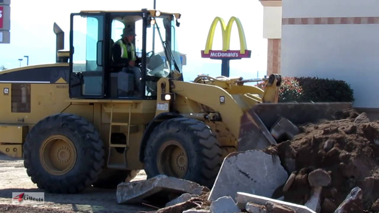Caterpillar Front Loader & Excavator Working [HD] - YouTube