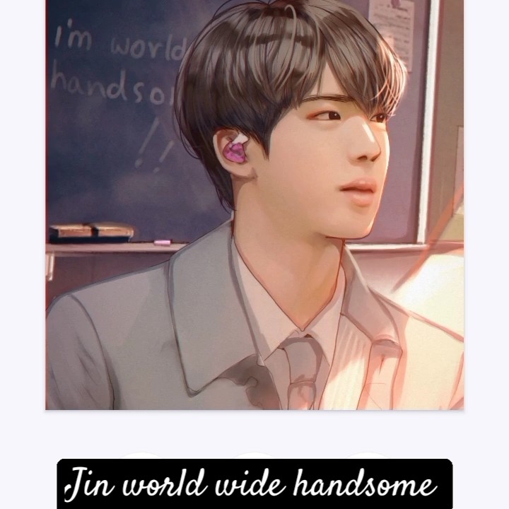 jin edit world wide handsome ️#bts - YouTube