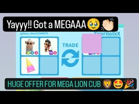 GOT ANOTHER MEGA!?🤩🥹🎉 | HUGE OFFER GOT MEGA LION CUBS 🔪🥳 ...