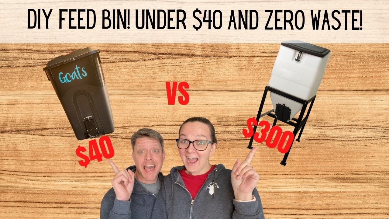 DIY Feed Bin! Under $40 and ZERO Waste! - YouTube