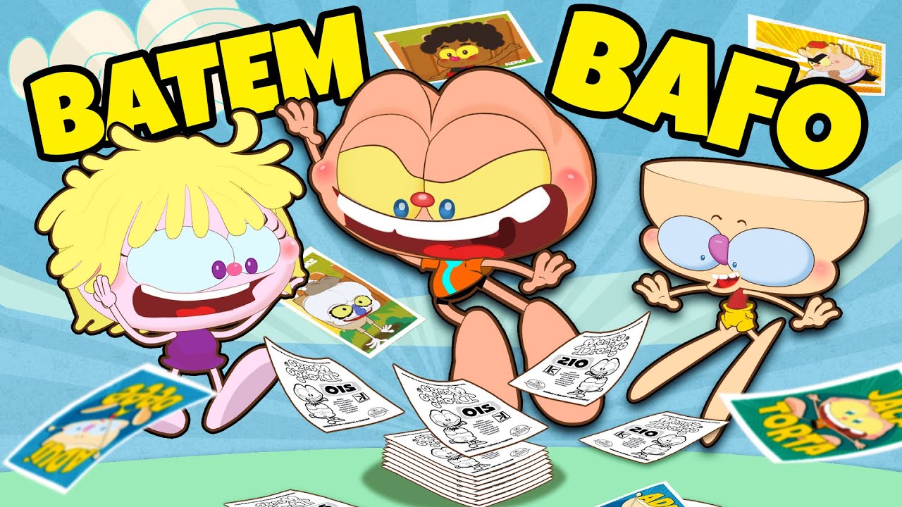Mongo e Drongo JOGAM BAFO com o ÁLBUM DE FIGURINHAS de Mongo e Drongo ...