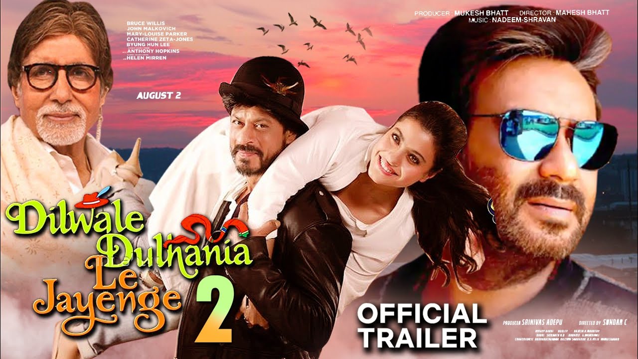 DDLJ 2 Movie Official Trailer Ajay Devgan, Kajol, Shahrukh Khan ...