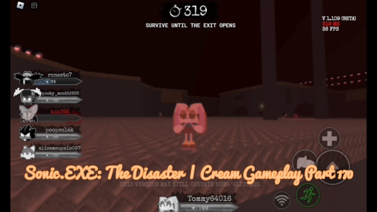 Sonic.EXE: The Disaster | Cream Gameplay Part 170 - YouTube