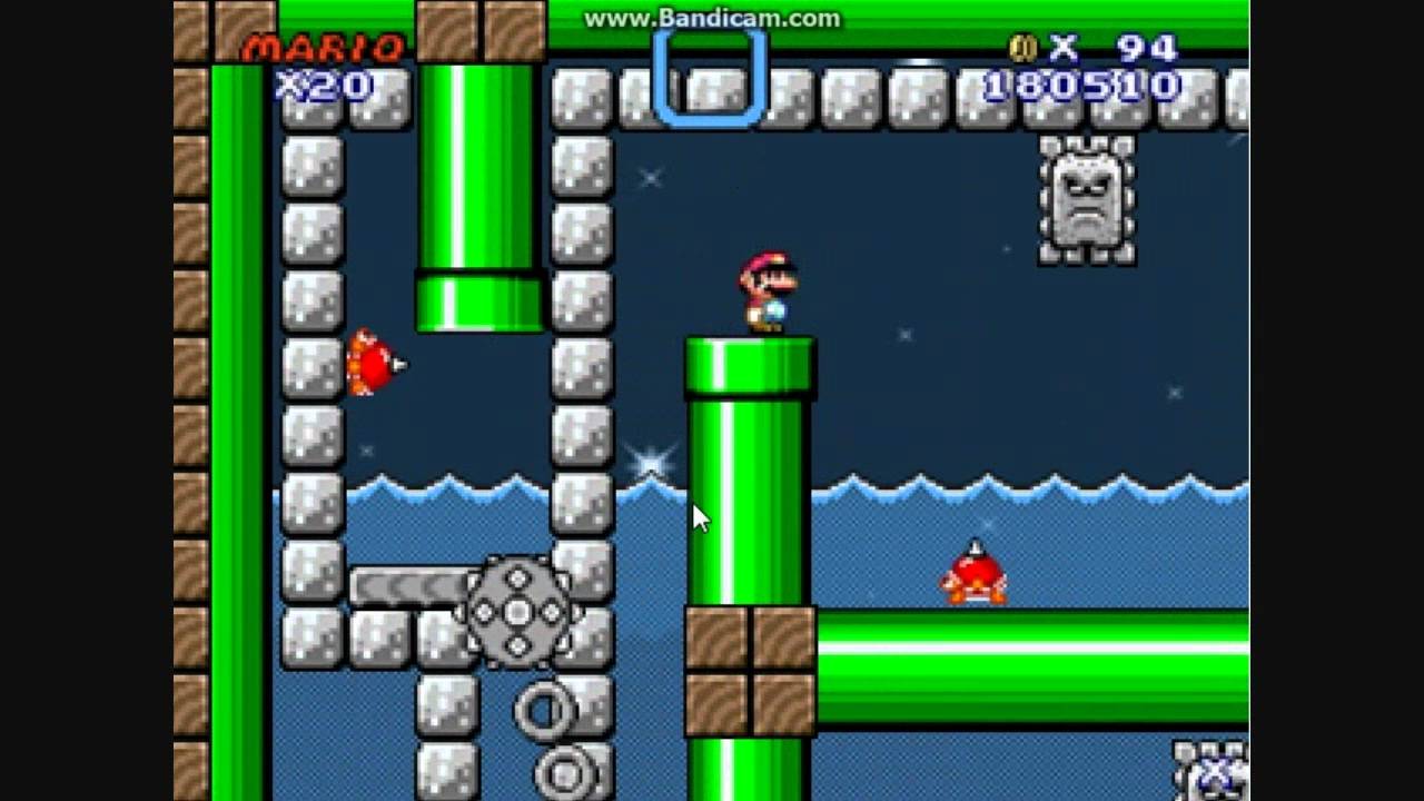Super Mario Flash 2 - Fleeing The Fire Fortress - YouTube