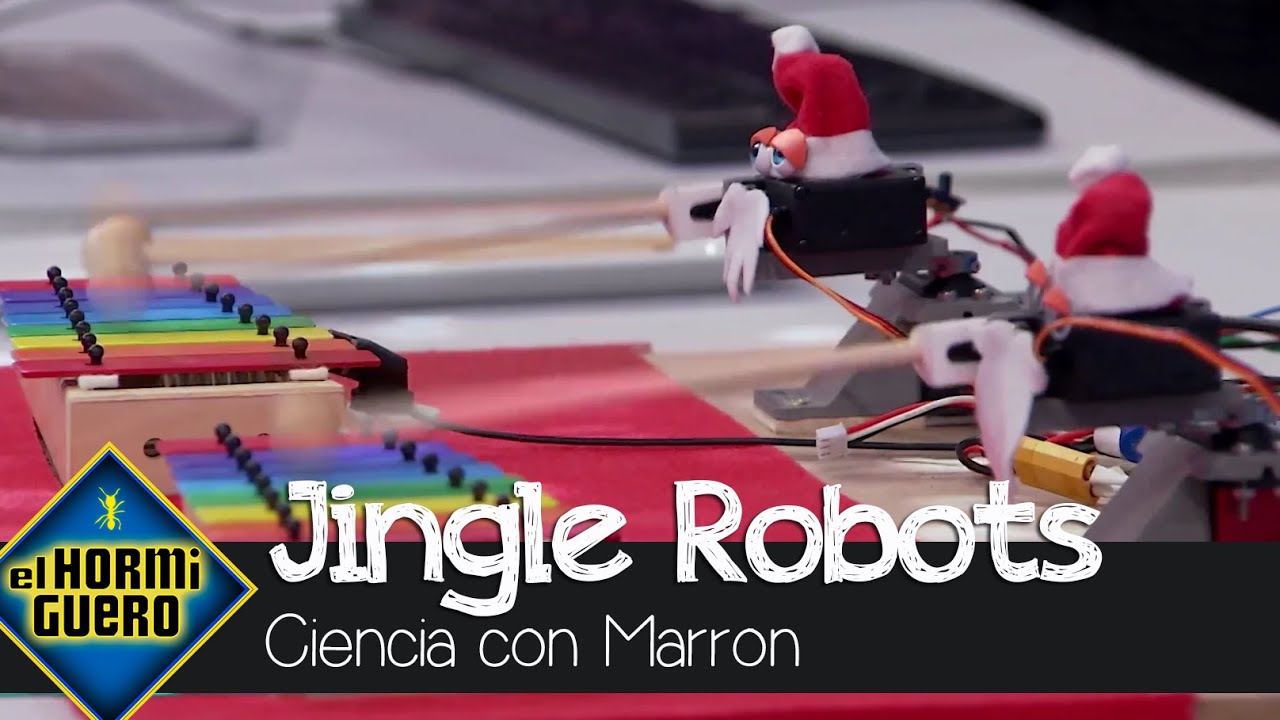 El homenaje de Marron a Raphael... ¡con robots que tocan el xilófono ...