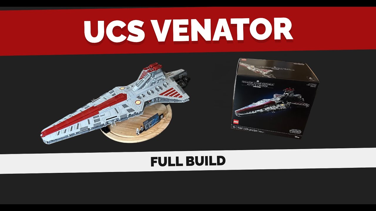 Building the Galaxy's Mightiest: LEGO UCS Venator-Class Republic Attack ...