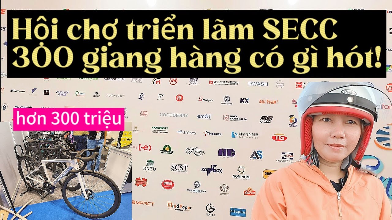 HỘI CHỢ SECC 300 giang hàng Q7 I xe đạp giá từ 1~345 triệu cuộc sống ...