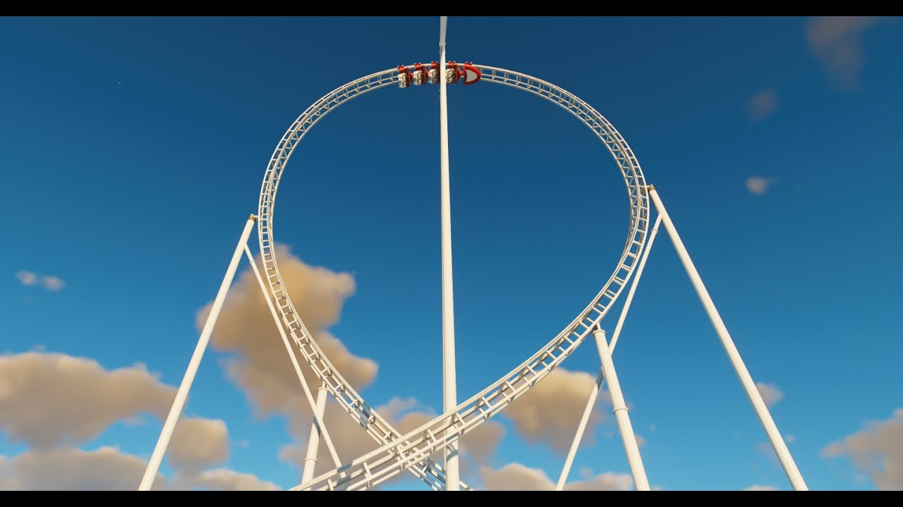 Gravity - S&S Air Launch Coaster - Planet Coaster 2 (4K POV) - YouTube