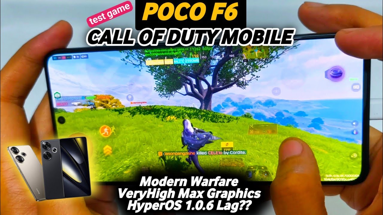 POCO F6 Test Game Call Of Duty Mobile VeryHigh Max Graphic After Update ...