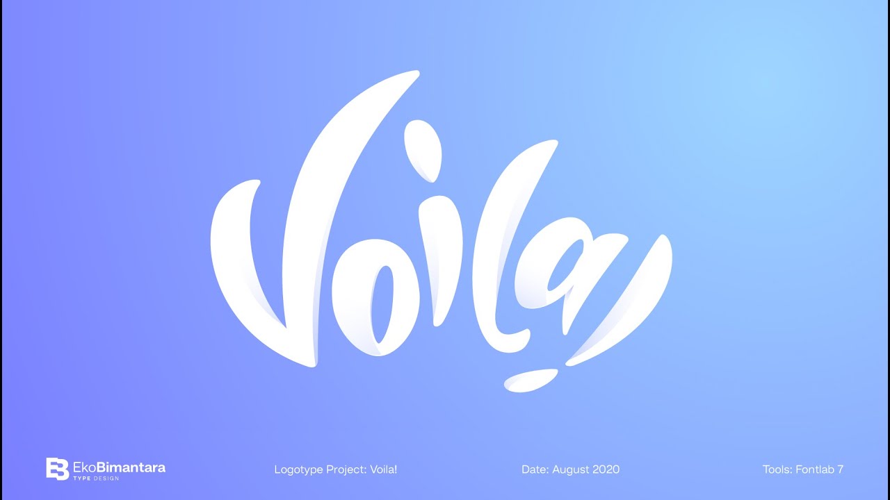 Voila Logotype Making - YouTube