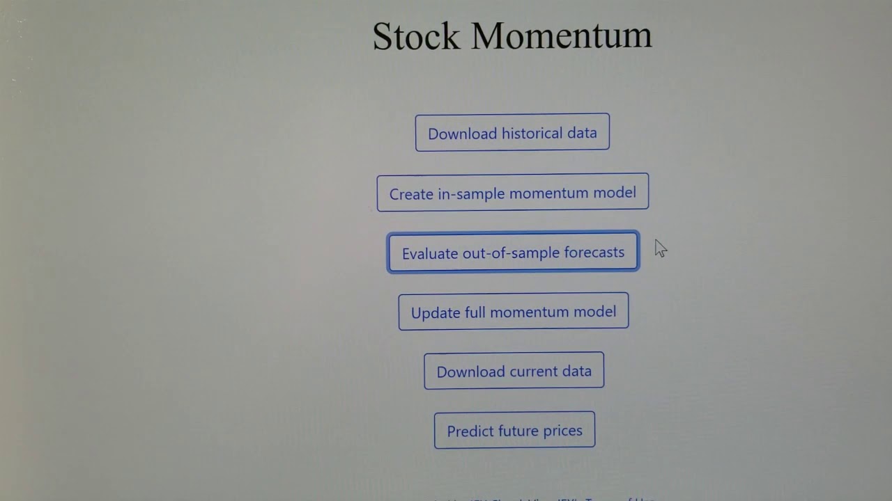 Stock Momentum - YouTube