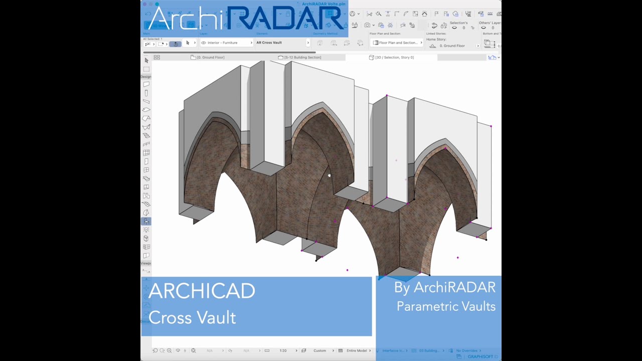 Archicad Cross Vault - ArchiRADAR - YouTube