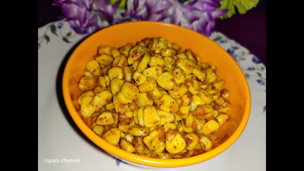 Spicy Masala Sweet Corn | Very Tasty Masala Sweet Corn | How to make ...