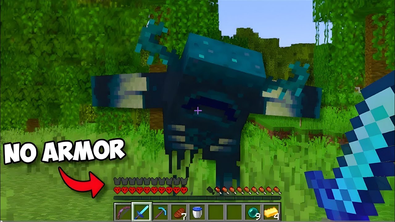 I TRIED TO BEAT MINECRAFT WITHOUT ARMOUR ? - YouTube