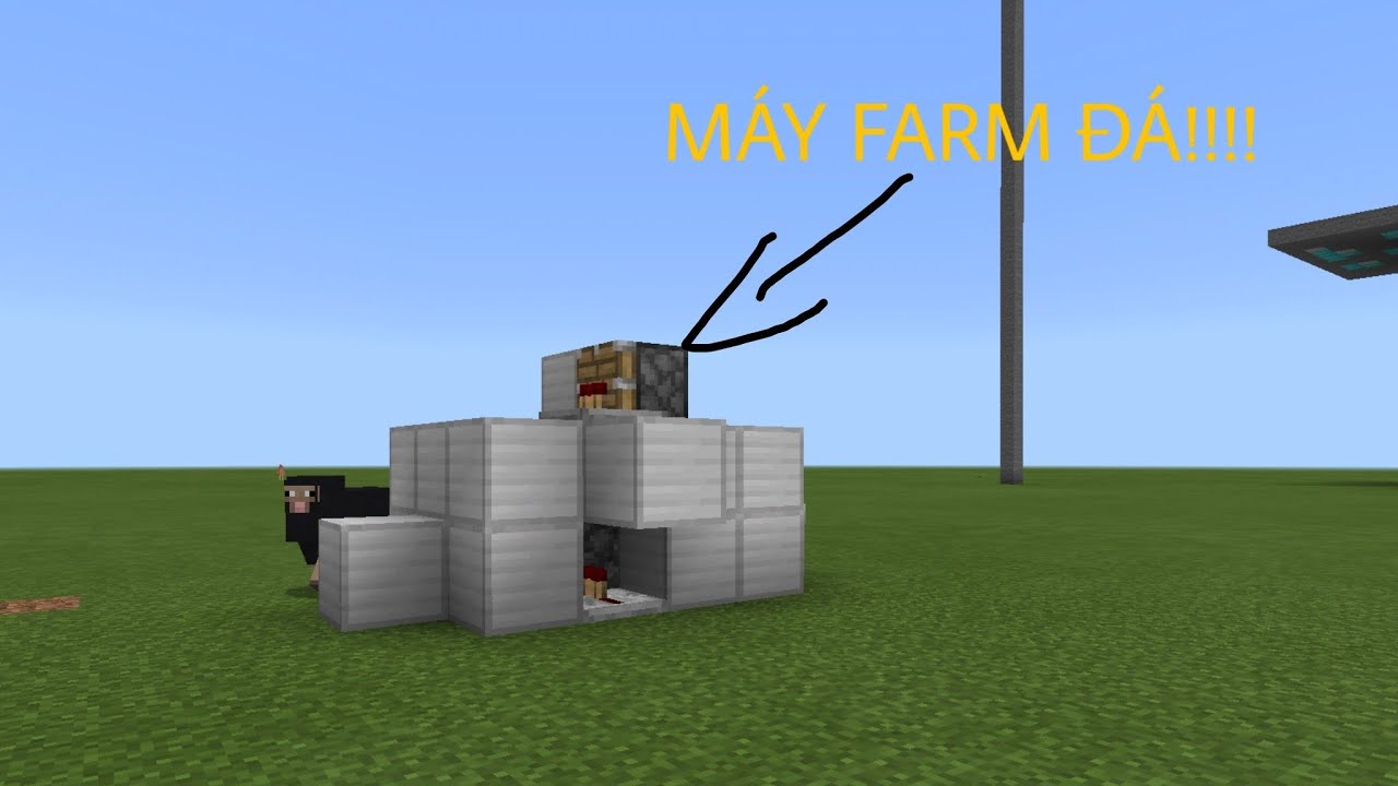 Cách làm MÁY FARM ĐÁ trong Minecraft ( phần 3 ) - YouTube