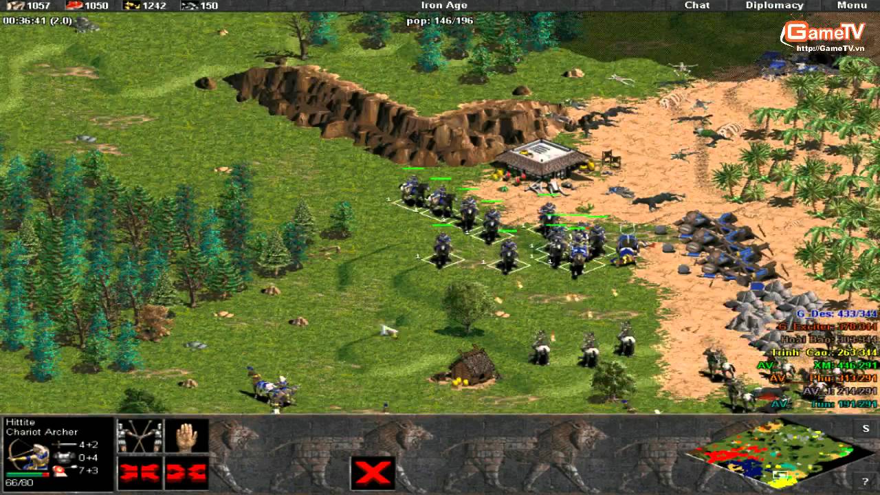 AOE GameTV vs AOE Việt 09 03 2014 C5T2 - YouTube