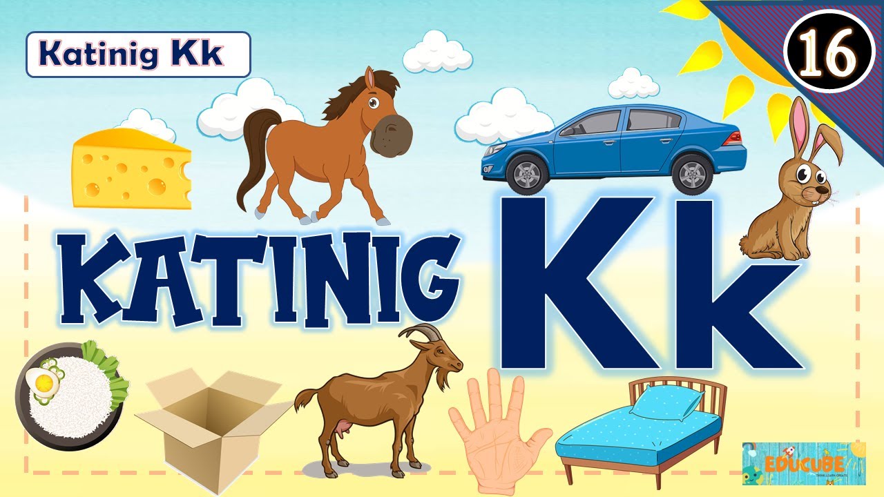 Aralin 16 | Katinig Kk | Magbasa Tayo || Mga Salita at Parirala - YouTube