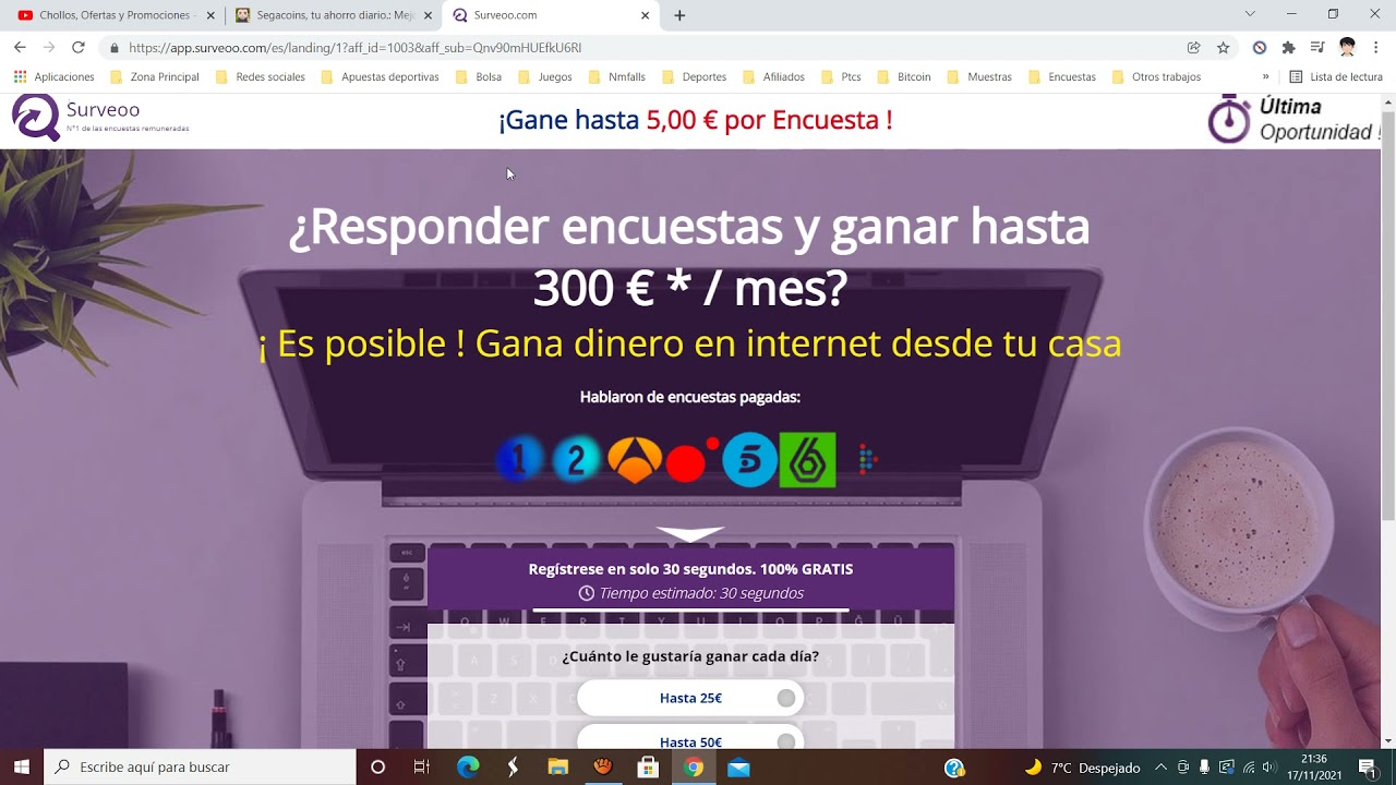 👌🏻 Surveoo ¿Qué es y como funciona? Tutorial 2021 | Gana dinero por ...