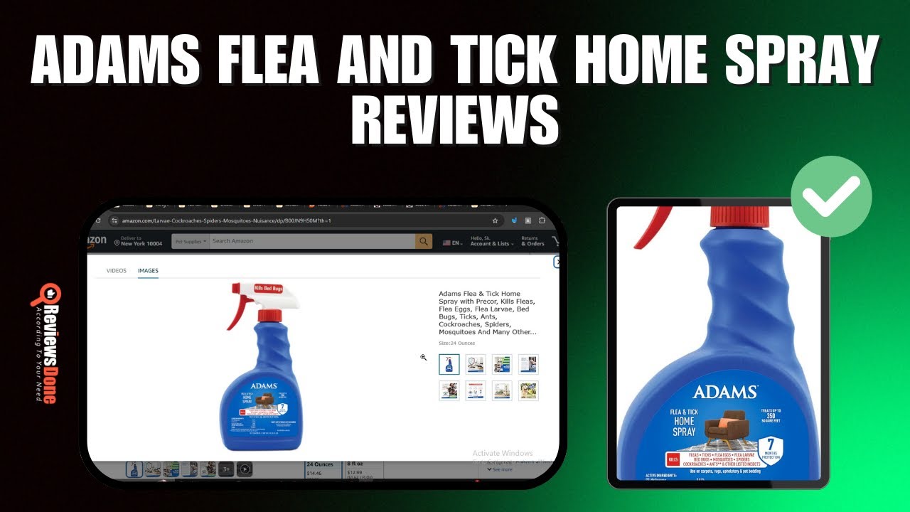 Adams Flea and Tick Home Spray Reviews – Must-Have or Not - YouTube