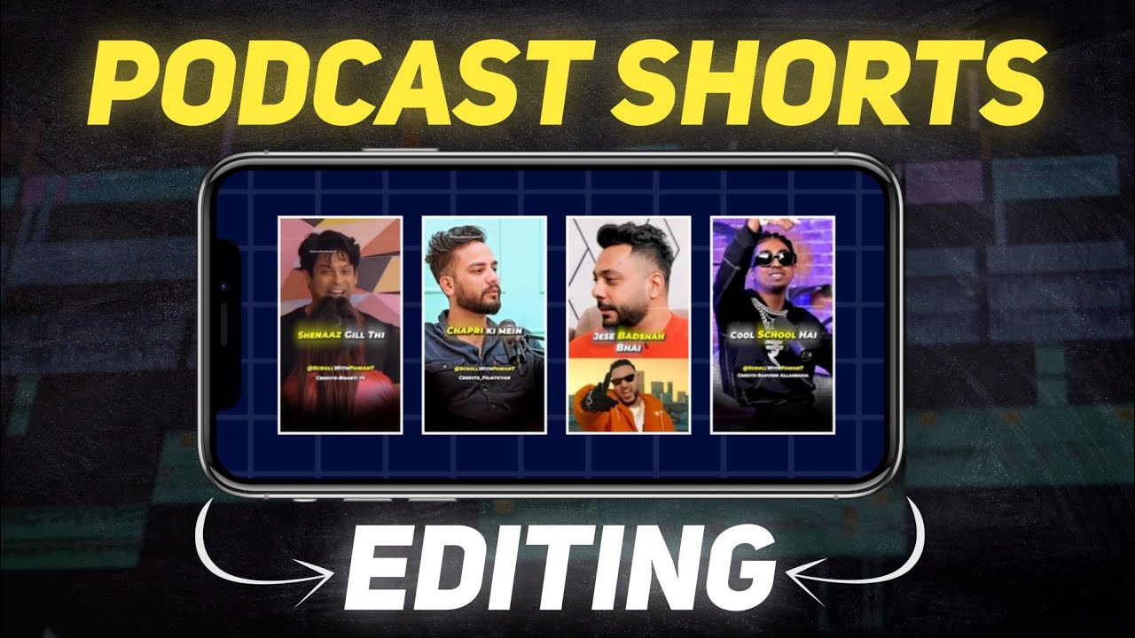 How To Edit "PODCAST SHORTS" like Scroll With Pawan - YouTube