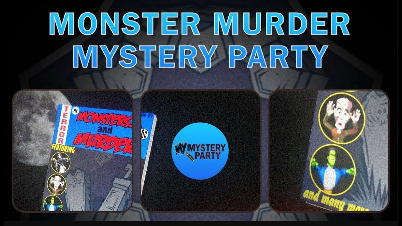 Monster Murder Mystery Party | My Mystery Party - YouTube